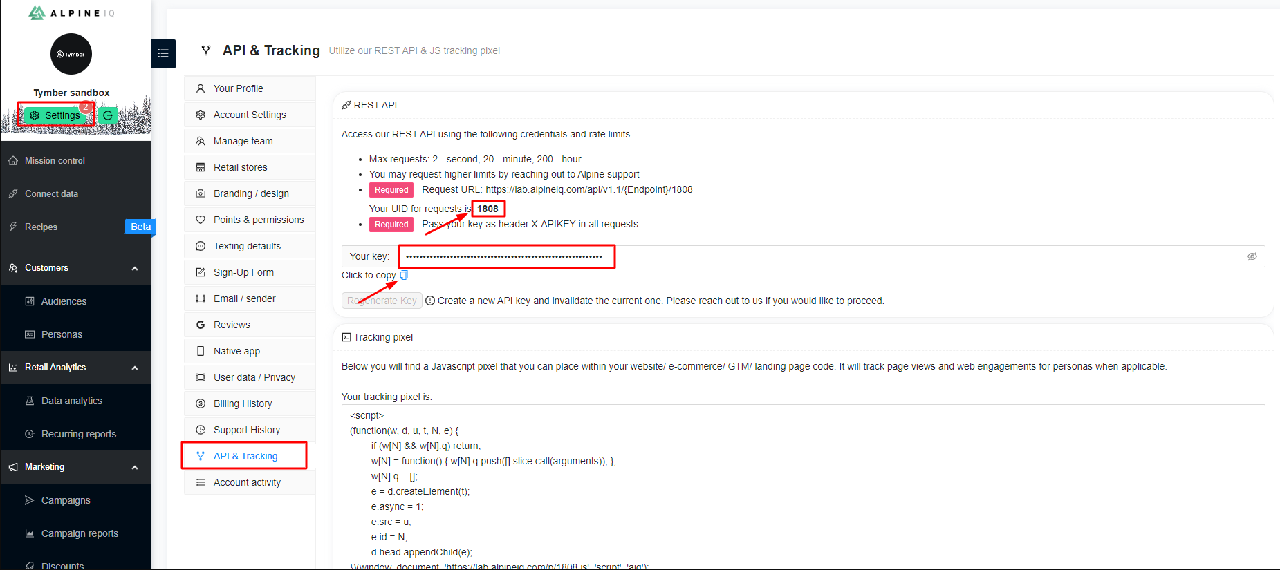 ECOM | Integrate With Alpine IQ